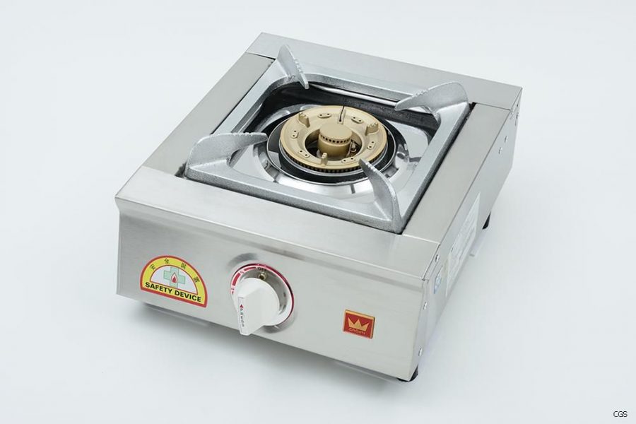 Crown CR8198 Stainless Steel LPG Gas Single Burner Stove - Crown Cgs
